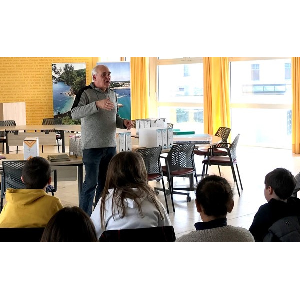 Le Collège Alain aux Archives municipales de Crozon. - Collège ALAIN